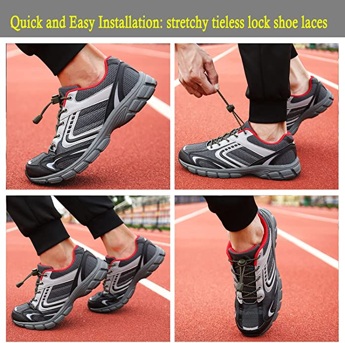 1 (shoe laces + buckle) sports elastic rubber - hickies lacing system ...