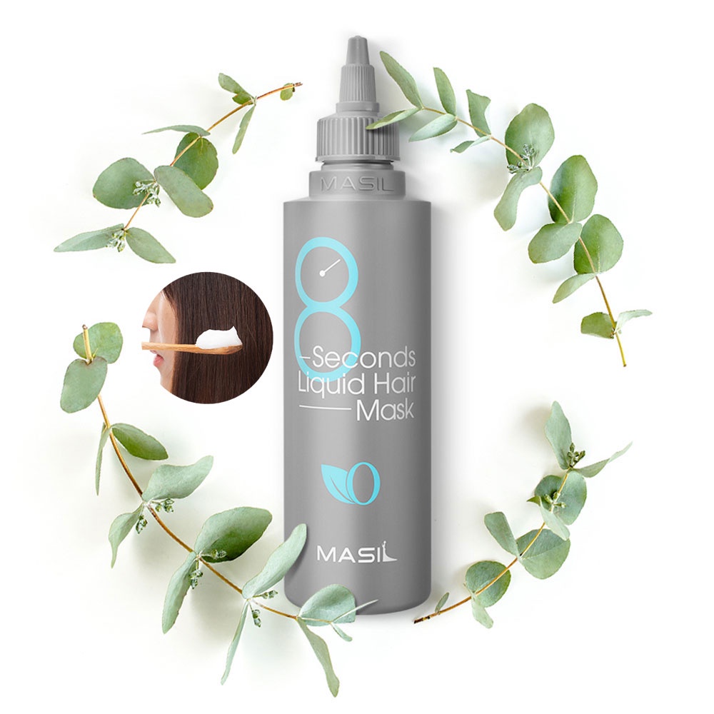 Volume Hair / For Limp Flattened Hair / Masil 8 Seconds Liquid Hair Mask 3.38floz / Travel ...