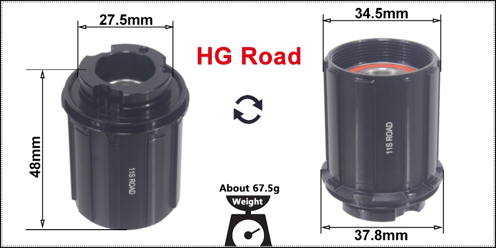 Bicycle Freehub 3 Pawls Hub Driver MTB Road Bike Freehub Components for ...