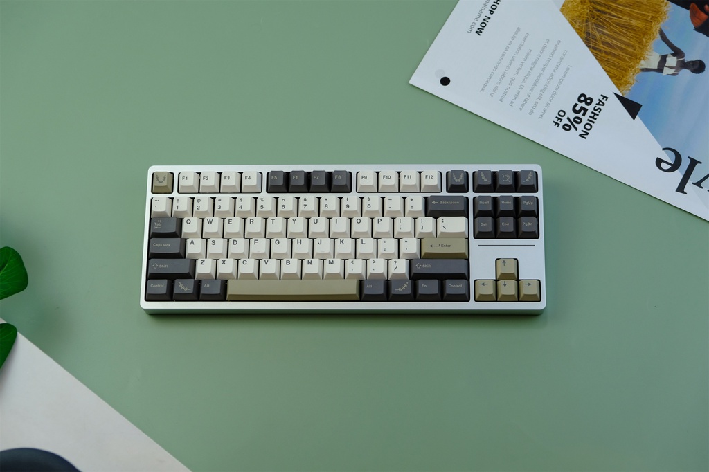 GMK Olives Keycap, 129 Keys PBT Keycaps Cherry Profile DYE-SUB ...