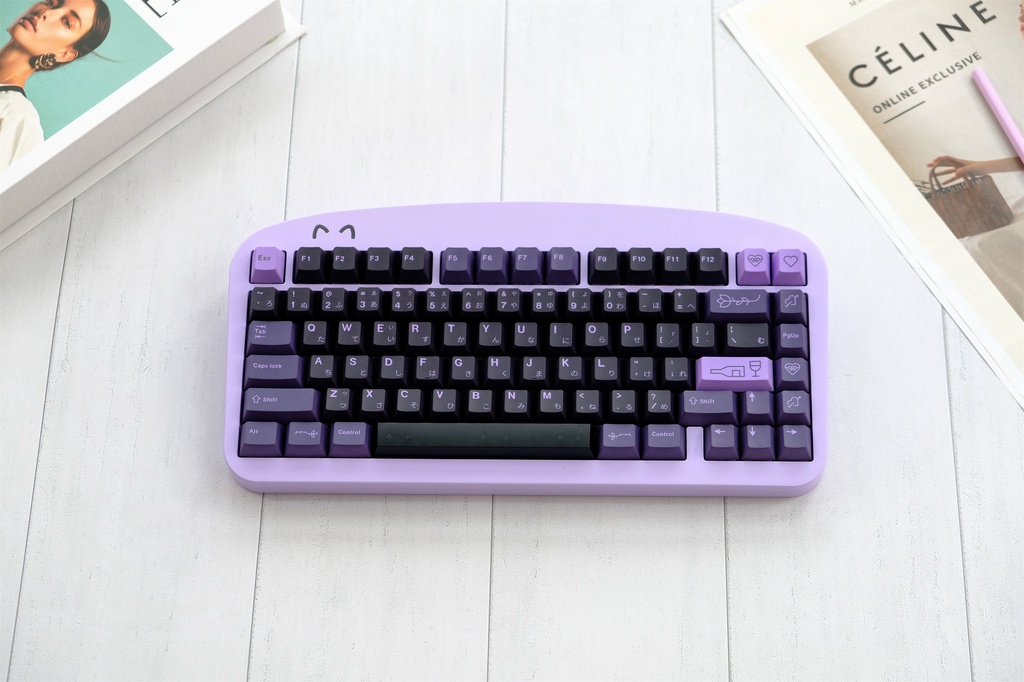 GMK First Love Keycap, 129 Keys PBT Keycaps Cherry Profile DYE-SUB ...