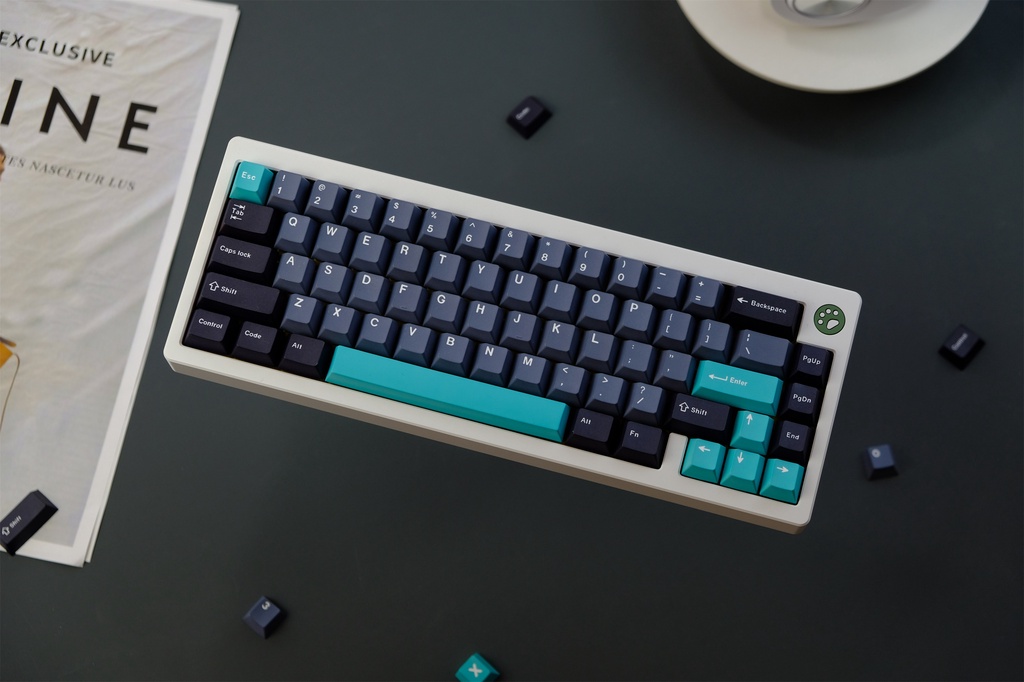 GMK Pulse Keycap, 129 Keys PBT Keycaps Cherry Profile DYE-SUB ...