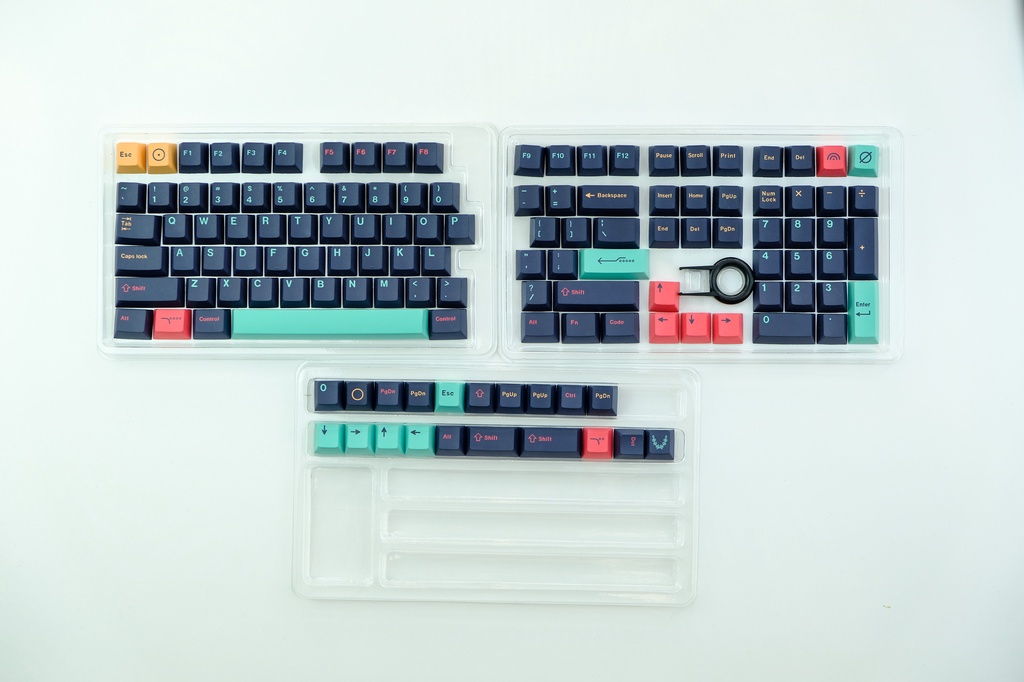 GMK Metropolis Keycap, 129 Keys PBT Keycaps Cherry Profile DYE-SUB ...