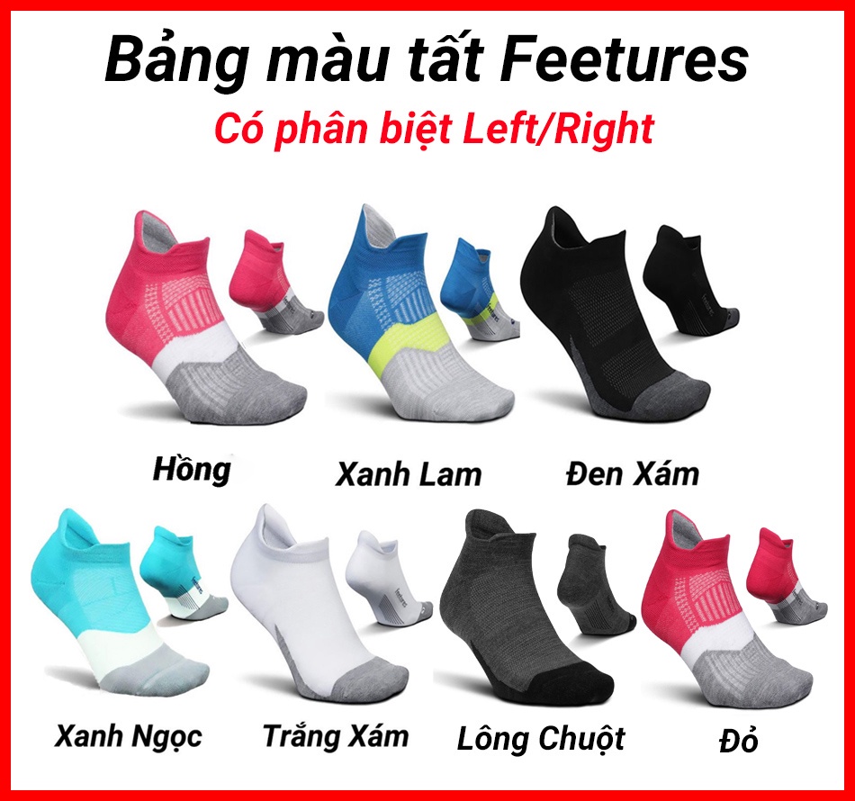 Feetures short-neck running socks (SET of 4 pairs) with funnel neck ...