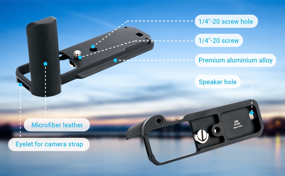 JJC HG-XE4 Aluminium Hand Grip Replaces MHG-XE4 for Fuji Fujifilm X-E4 ...