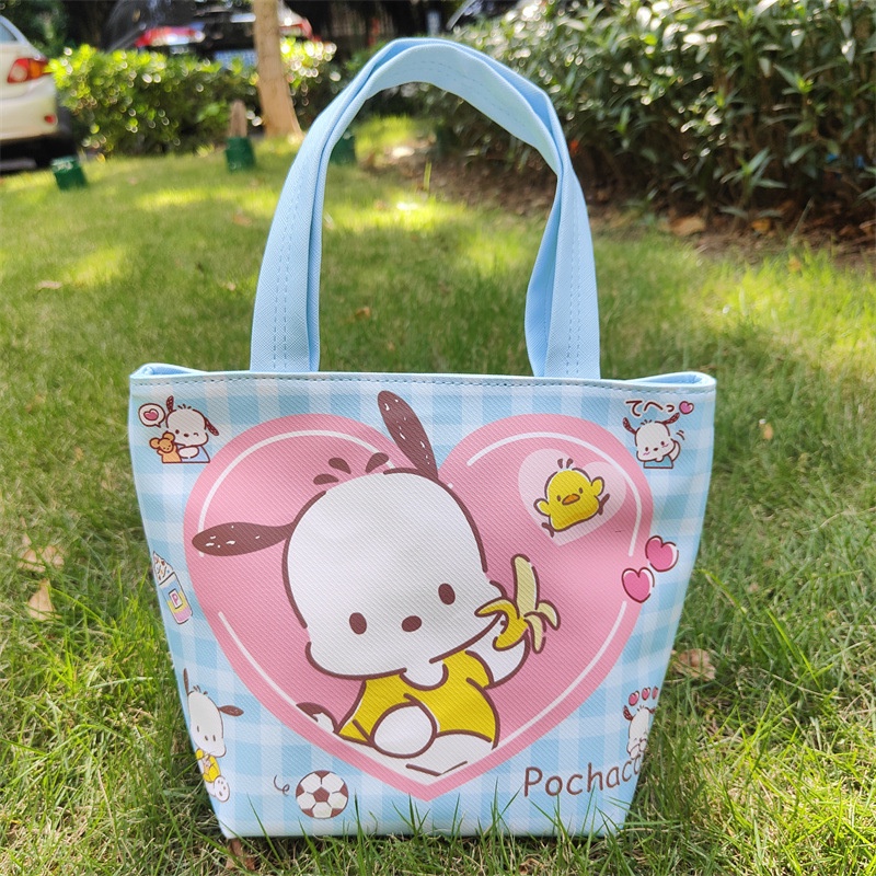 Cartoon Leather PU Waterproof Widened Hand Carry Storage bag Outing ...