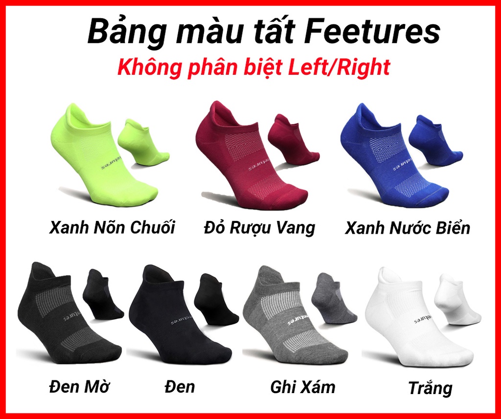 Feetures short-neck running socks (SET of 4 pairs) with funnel neck ...