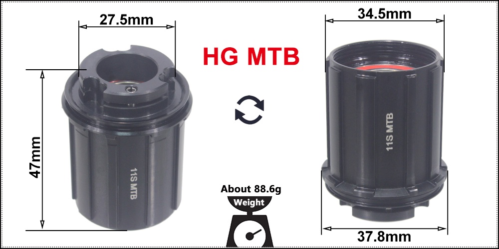 Bicycle Freehub 3 Pawls Hub Driver MTB Road Bike Freehub Components for ...