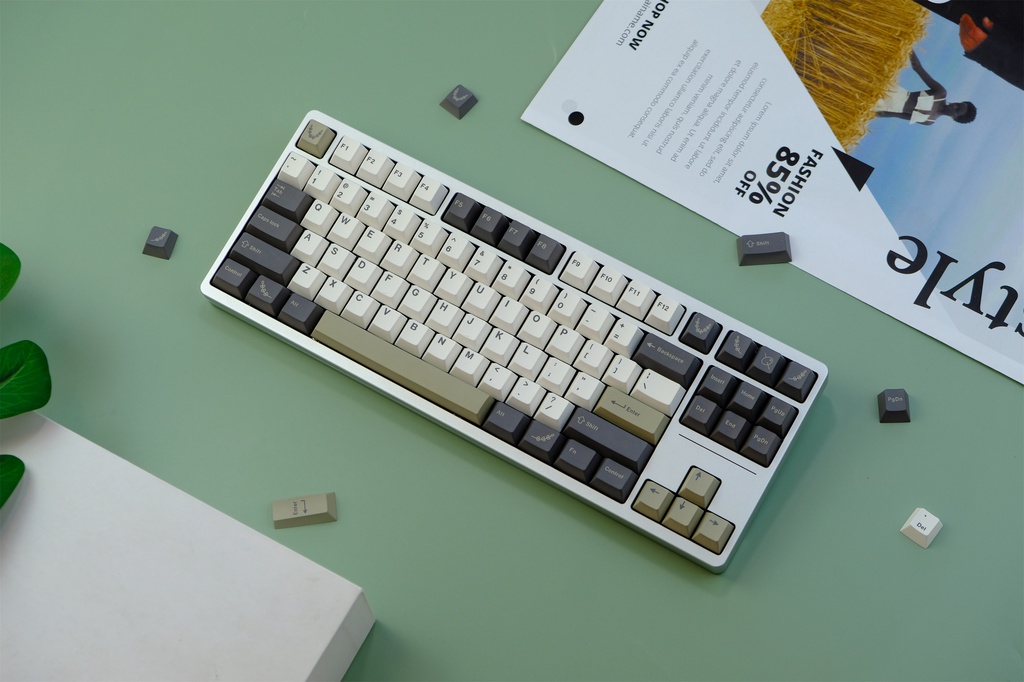 GMK Olives Keycap, 129 Keys PBT Keycaps Cherry Profile DYE-SUB ...