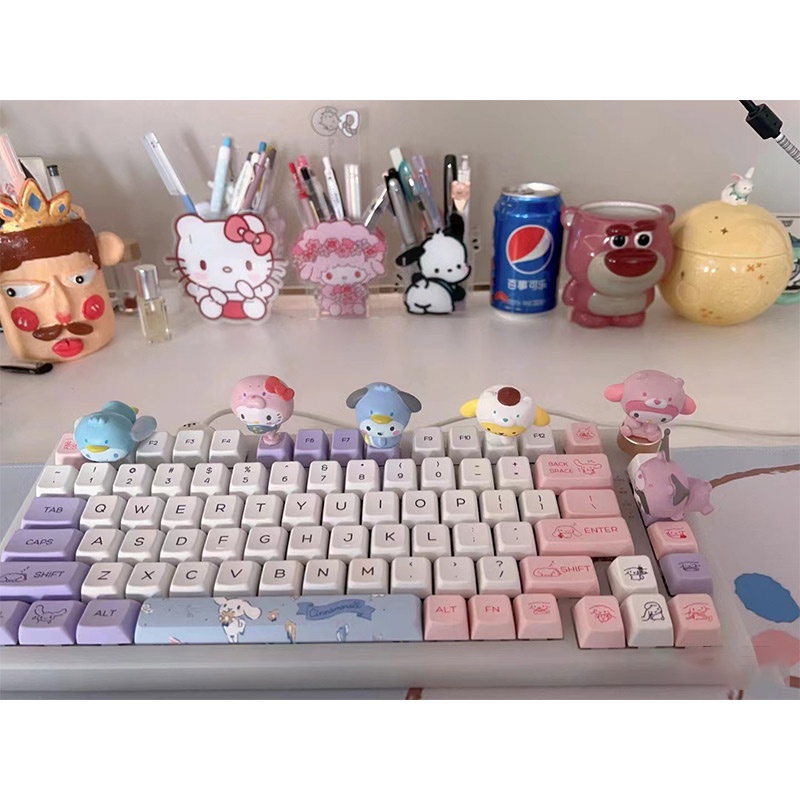 Sanrio Cinnamoroll Fantasy Amusement Park Theme 147 Keycaps For ...