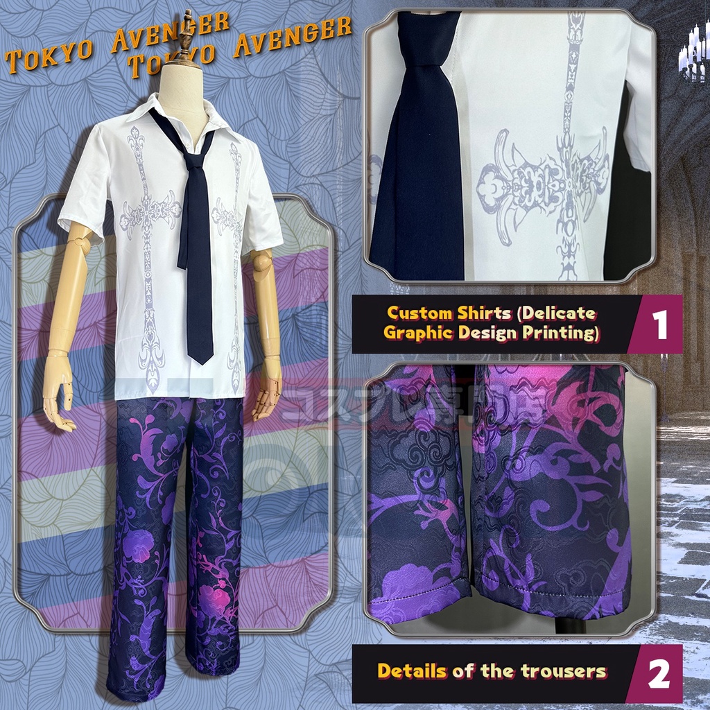 HOLOUN Tokyo Revengers Shuji Hanma Cosplay Costume Anime Volume 23 ...