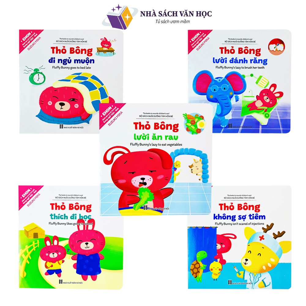 Book - 5 Ehon Plush Rabbit Books - Nurturing the Soul of Children 0-6 ...