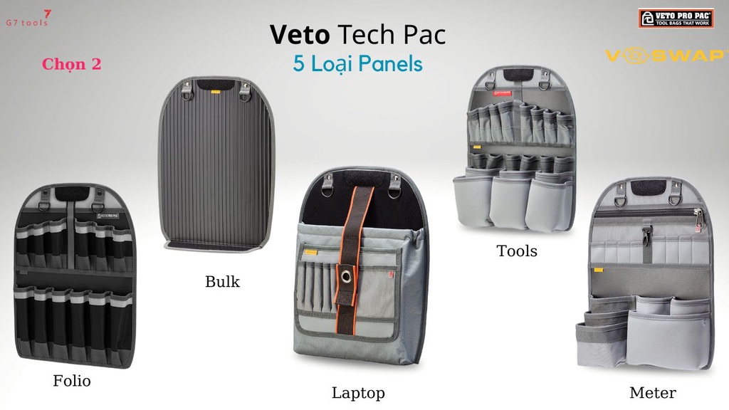 Veto TECH PAC Backpack Removable Tray (Capacity 25 Liters) Includes ...