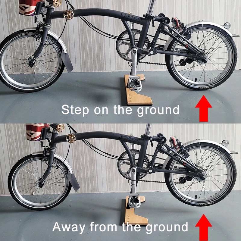 AGEKUSL Bike Parking Stand Kickstand Repair Station For Brompton Pikes ...