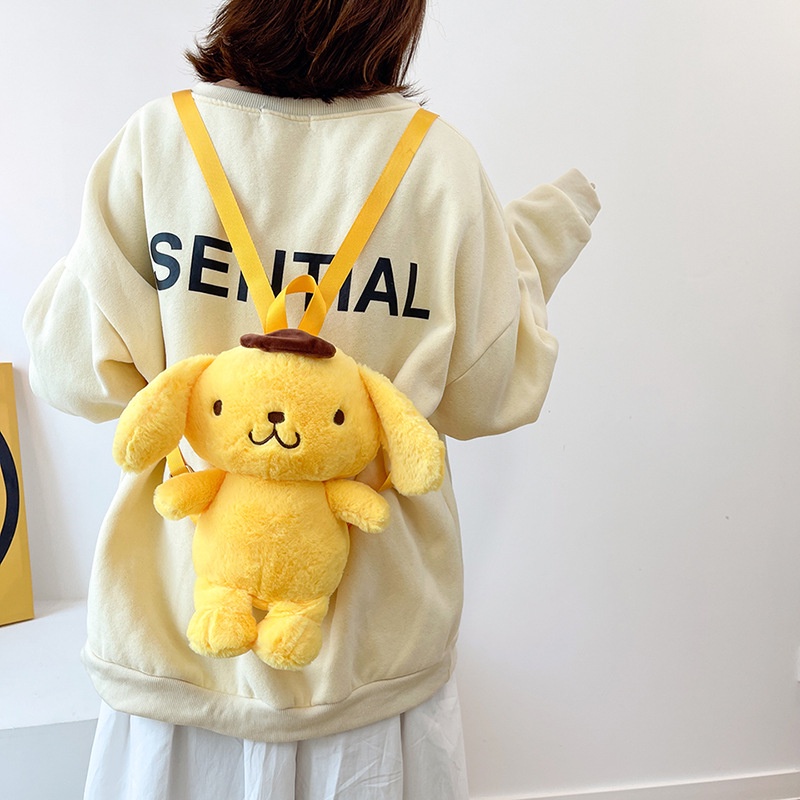 SANRIO Pompompurin Sanario Japanese Cartoon Stuffed Dog Shoulder ...