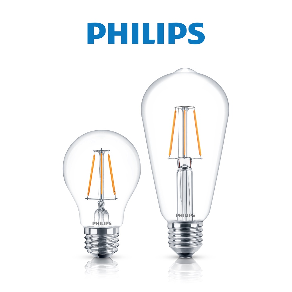 Philips LED Classic light bulb - Classic design, high quality light (01 ...