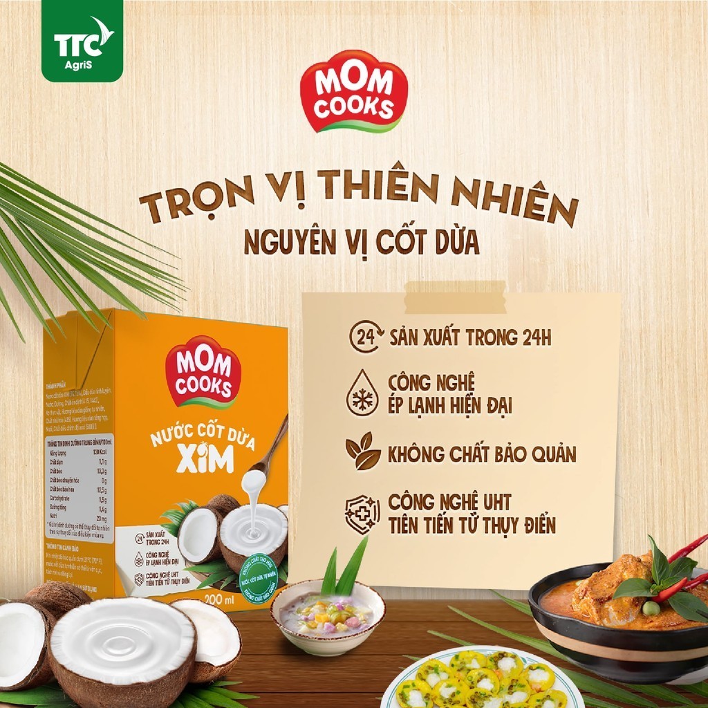 Combo of 2 Boxes of Mom Cooks Coconut Juice 200ml/Box | Shopee Philippines