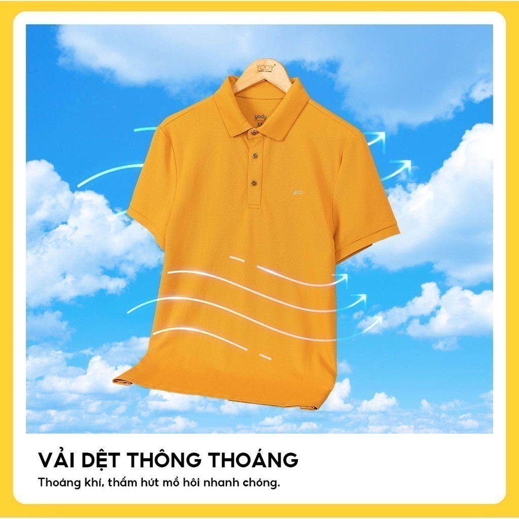 Yody men's bird's eye family polo shirt with cool form APM5431 | Shopee ...