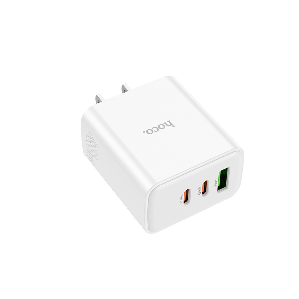 Pd40w fast charger with 2 Type-C ports and 1 USB port Hoco C126/C126A ...