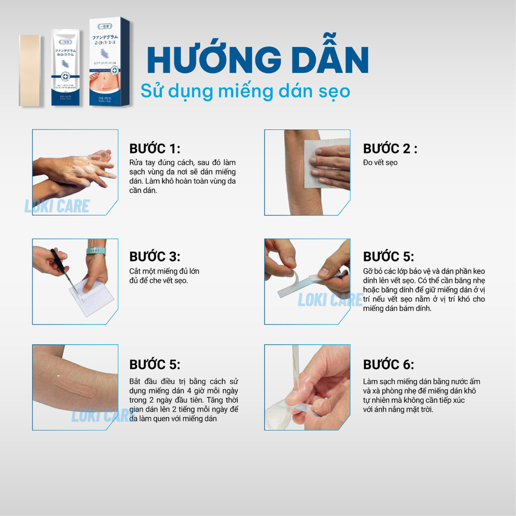 Fando Guramu Silicone Scar Fading Patch (4*15cm) Japanese Technology ...