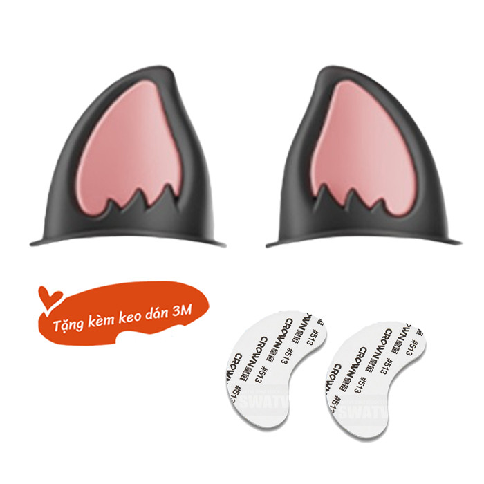 Fox Ears Mounted to Decorate Helmets - Cute, Unique, Multi-Colored ...