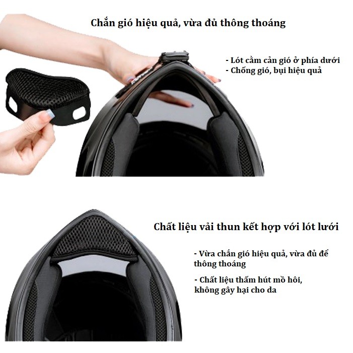 Fullface Helmet Chin Guard - Windproof, Dustproof | Shopee Philippines