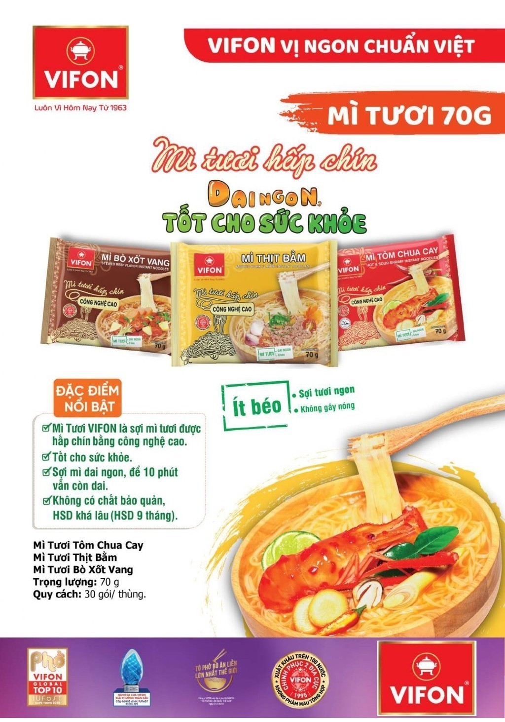 [VOUCHER 15%] Set of 5 packs of Fresh Noodles with Beef in Wine Sauce ...