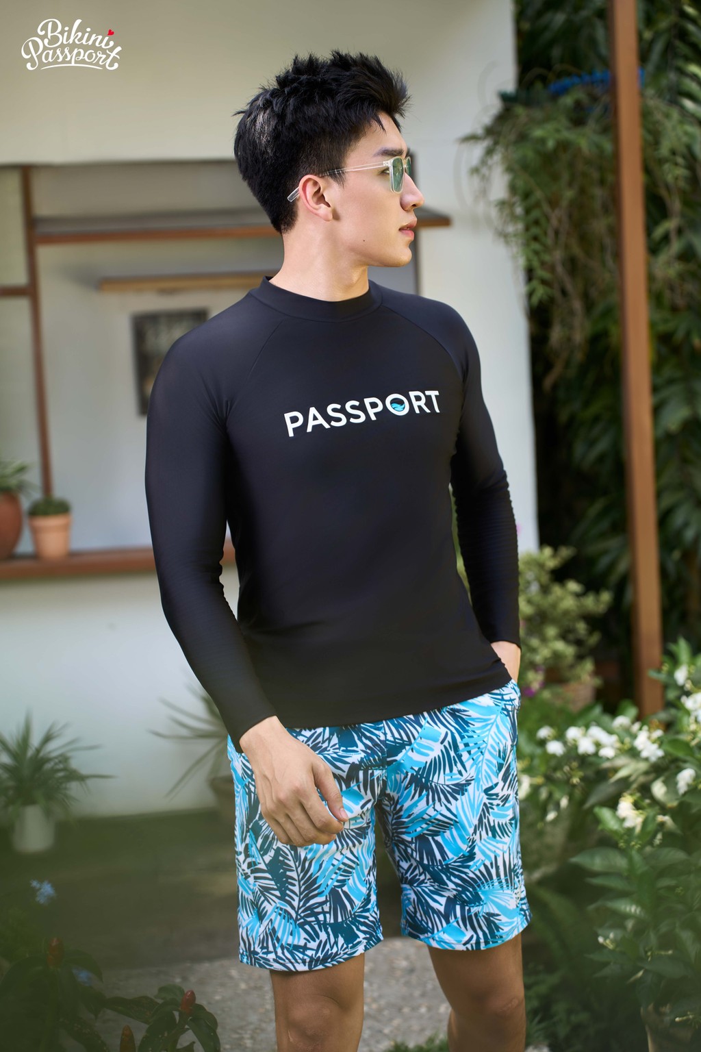 Men's BIKINI PASSPORT swimming trunks style Men's swimming trunks ...