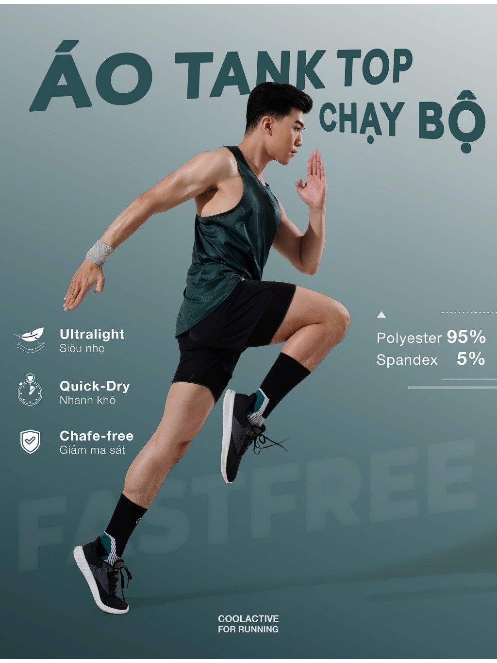 [Outlet No returns]Men's Fast & Free Run Coolmate Sports Running ...