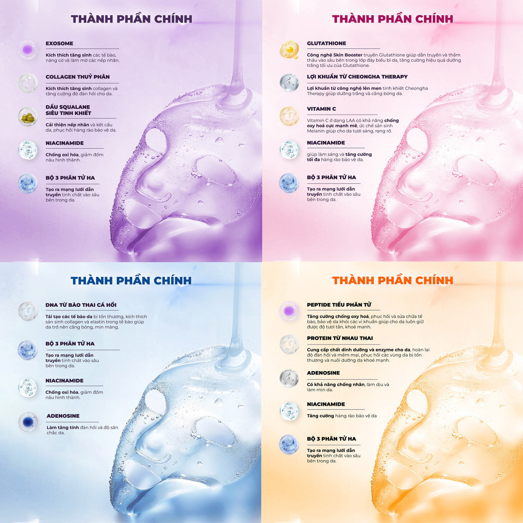 (KOL) Combo of 10 BNBG MIX Masks Intensive Skin Care Enhancement ...