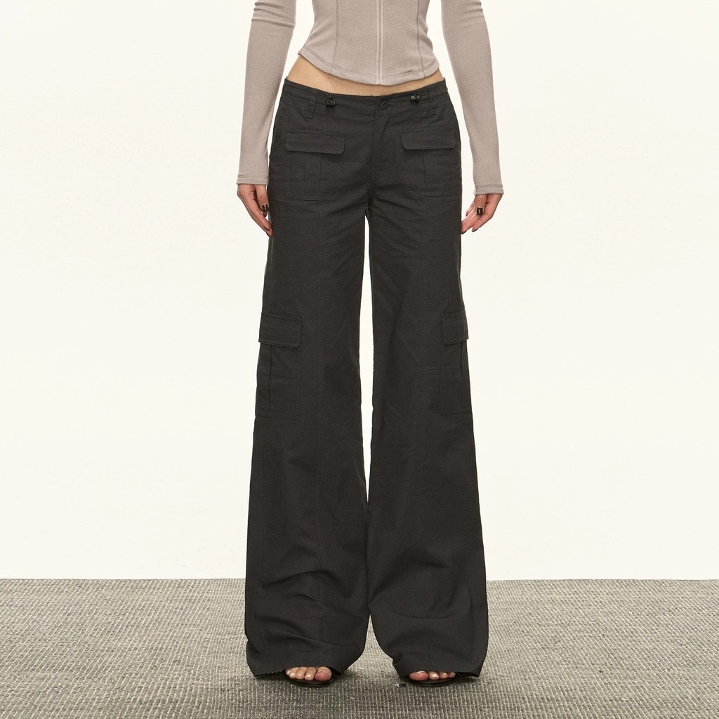 American Classic Style Flared Umbrella Pants with Box Pockets Bycamcam ...