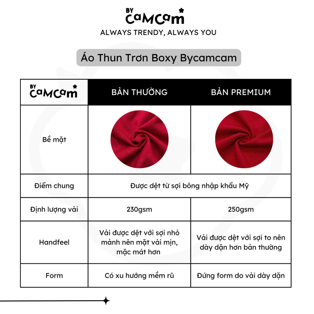 Boxy Form Plain T-shirt Bycamcam 100% Cotton Unisex Men and Women ...