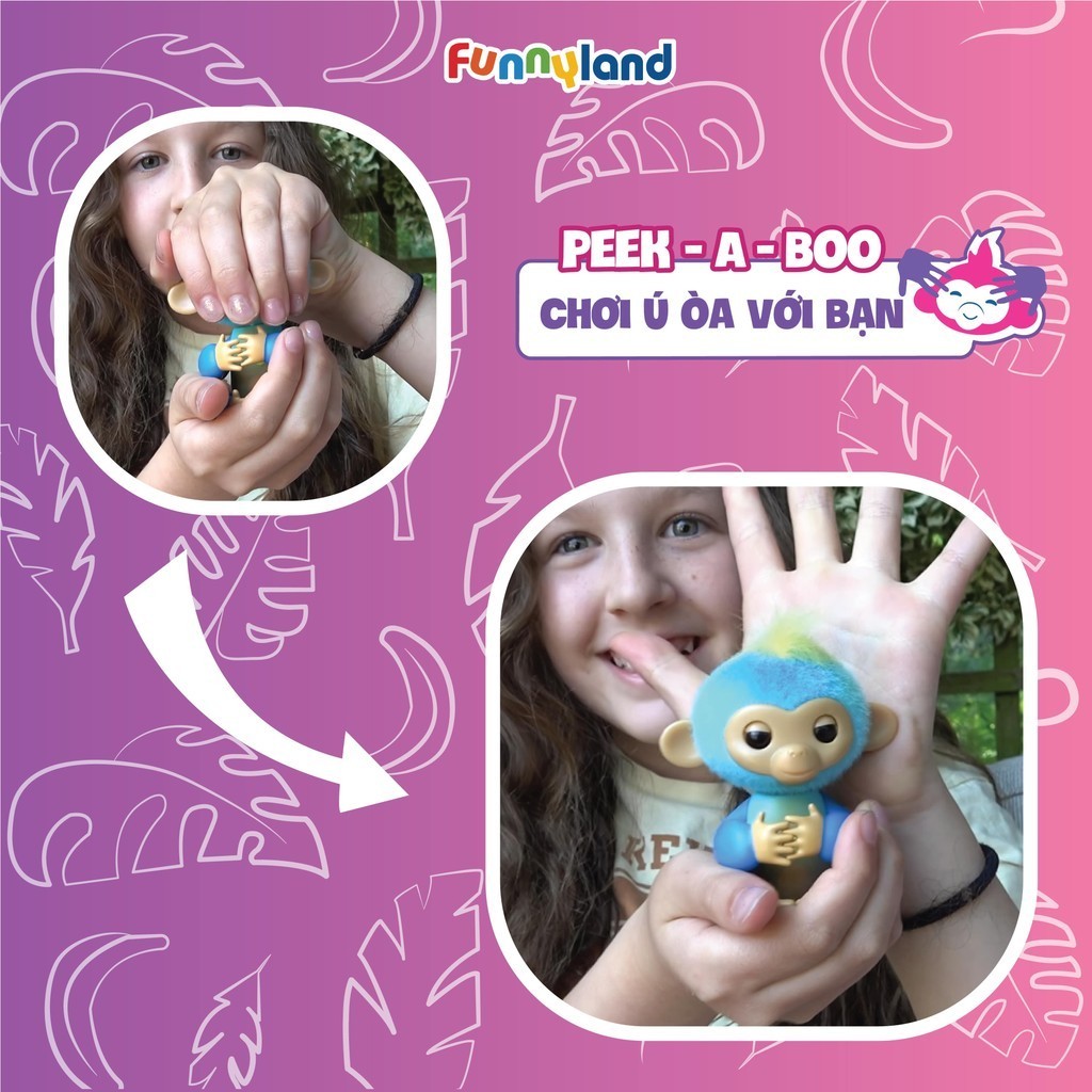 Ava Fingerlings 2.0 Wowwee Green Monkey Friend Toy | Shopee Philippines