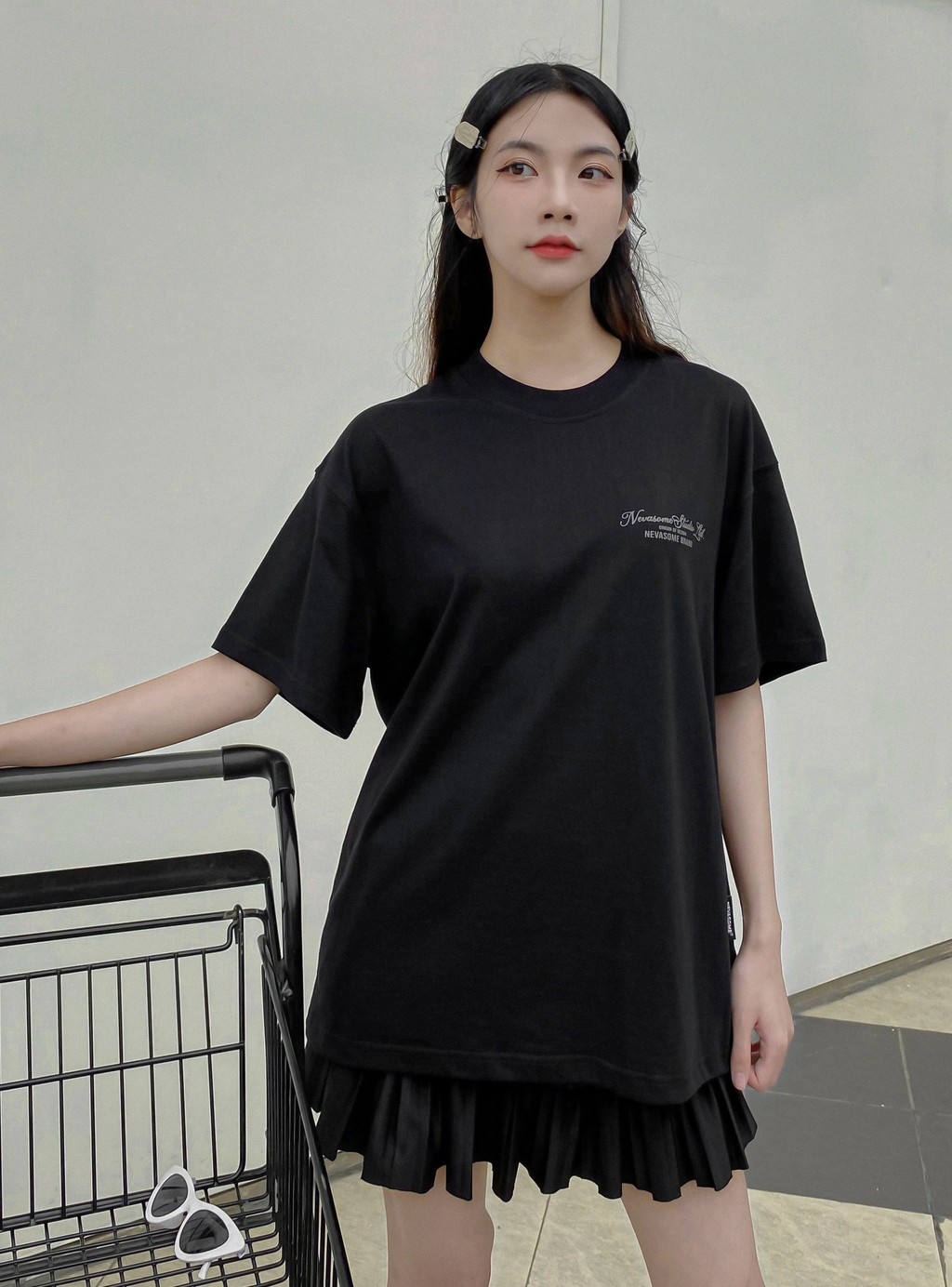 Boxy T-shirt Local Brand NEVASOME Origin 10 Colors Cotton 260 gsm Loose ...