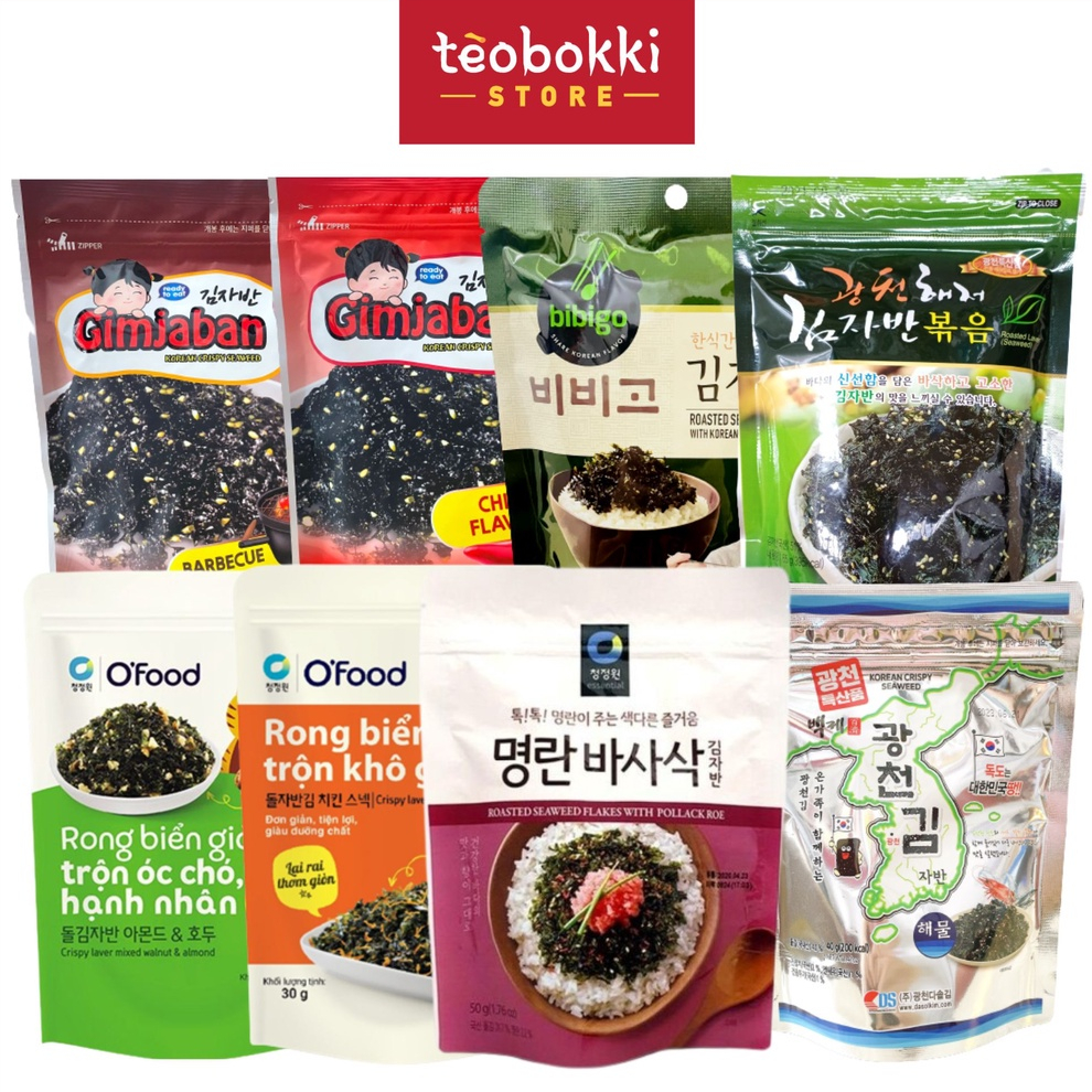 Seaweed mixed with Korean rice, O'food multi-flavored shredded seaweed ...