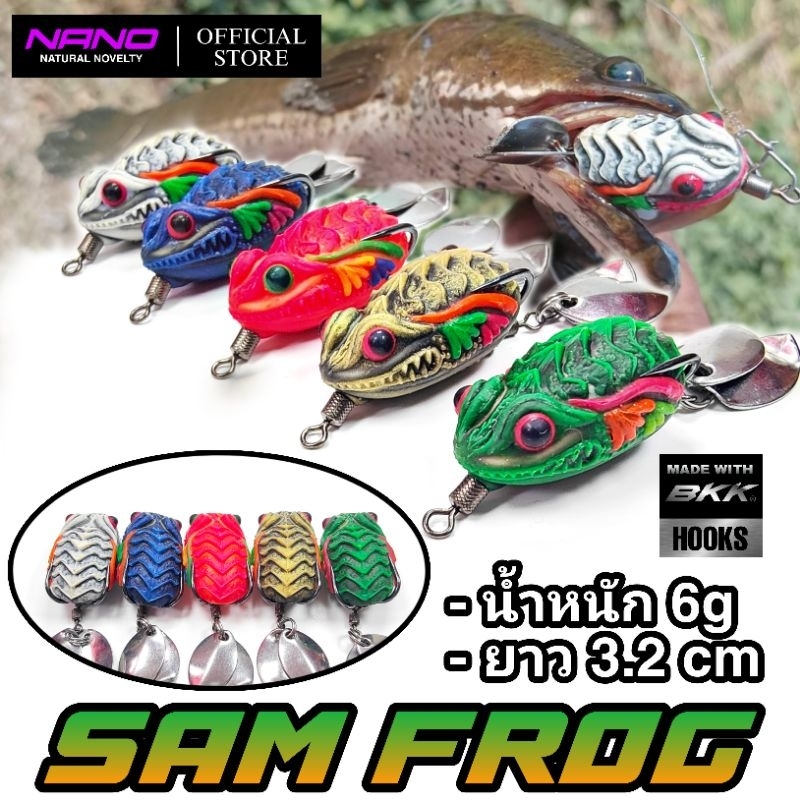 Sam FROG Fishing Lure 3.2cm 6g THAILAND | Shopee Philippines