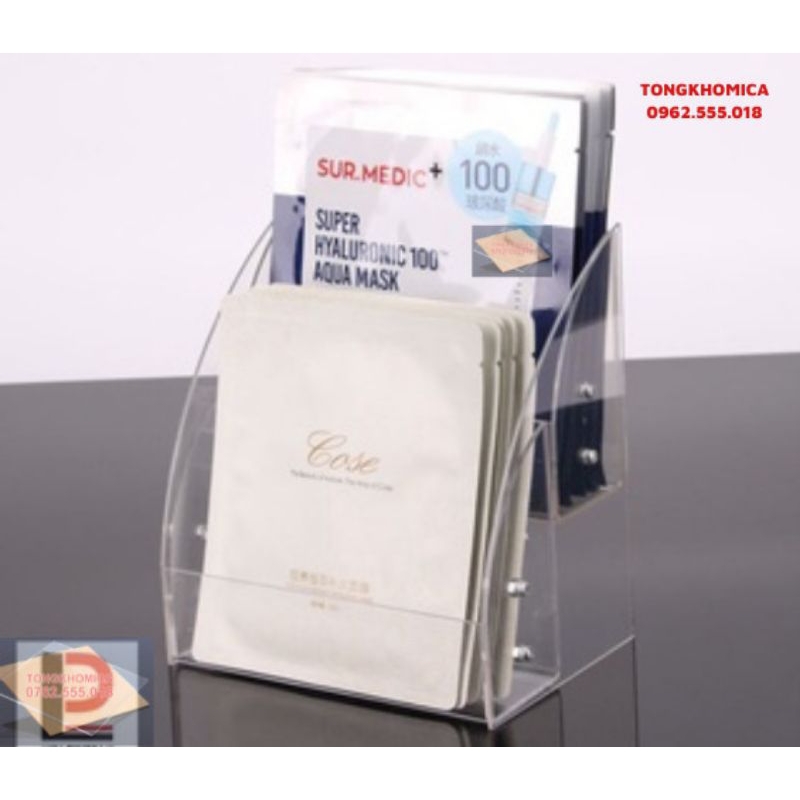 Mask/mask display shelf, high quality acrylic mica stand | Shopee ...