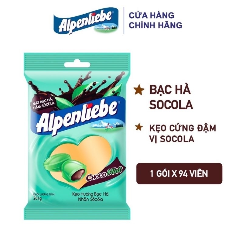 Alpenliebe Mint Flavored Chocolate Candy (Pack of 88) | Shopee Philippines