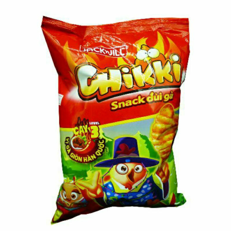 Combo of 10 bags of Chikki chicken drumstick snacks, 40g pack | Shopee ...