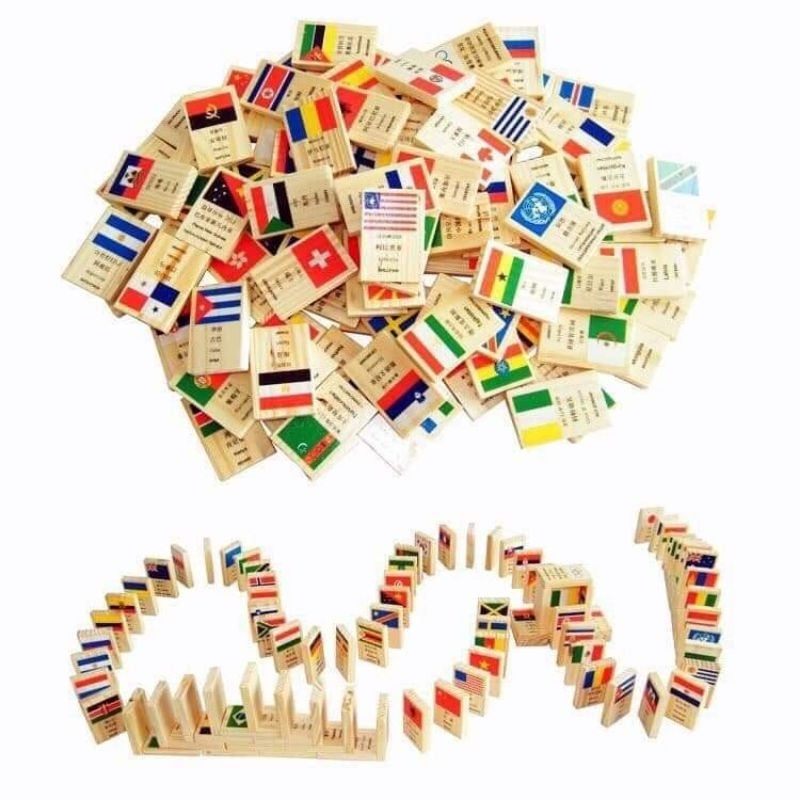 Domino flags of countries | Shopee Philippines