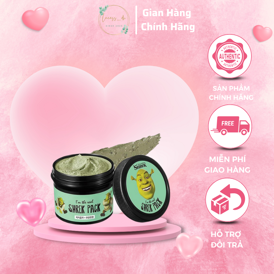 Real Shrek Pack Oliveryoung Mint Cheek Clay Mask 110g | Shopee Philippines
