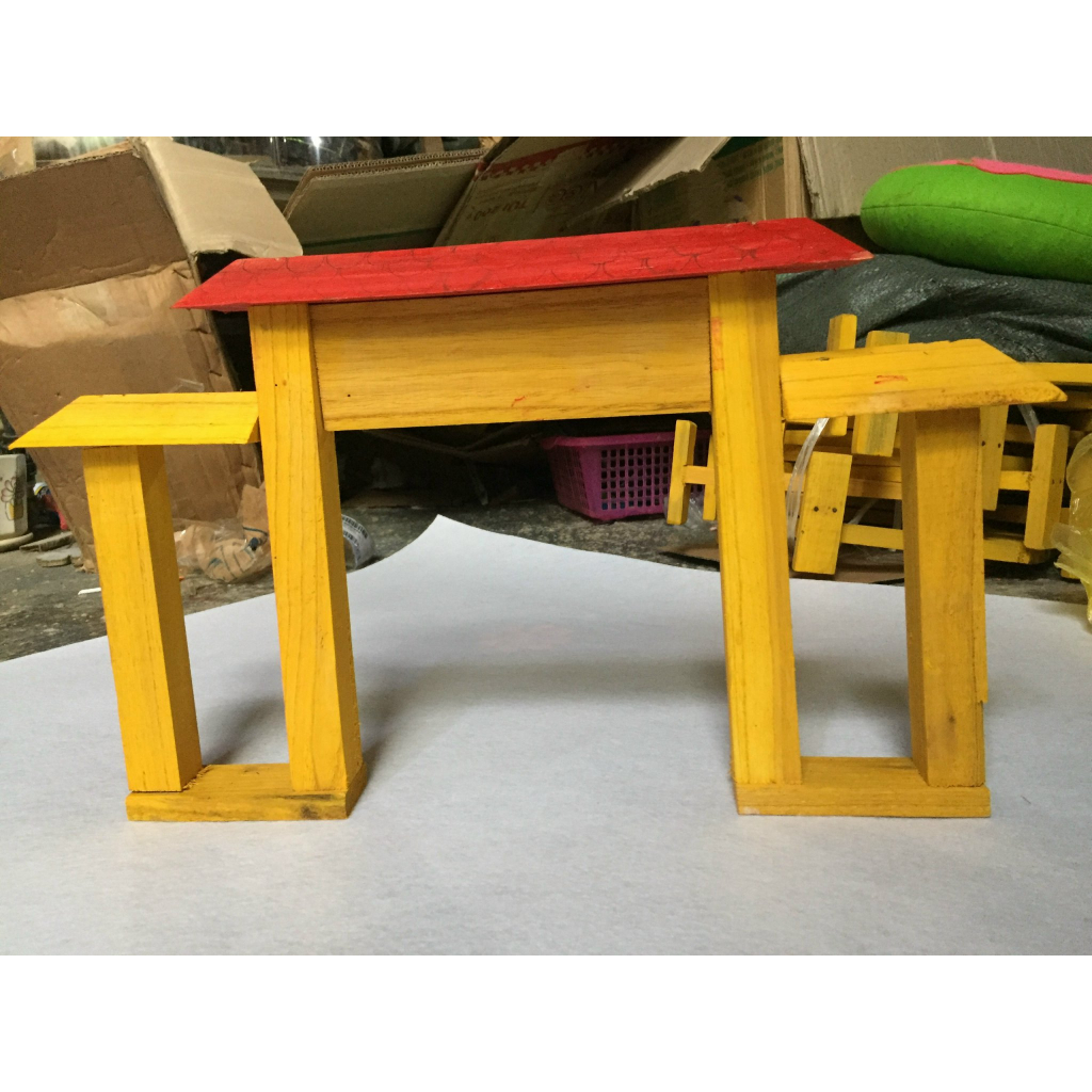 Preschool supplies - Wooden gate with beautiful preschool decorative ...