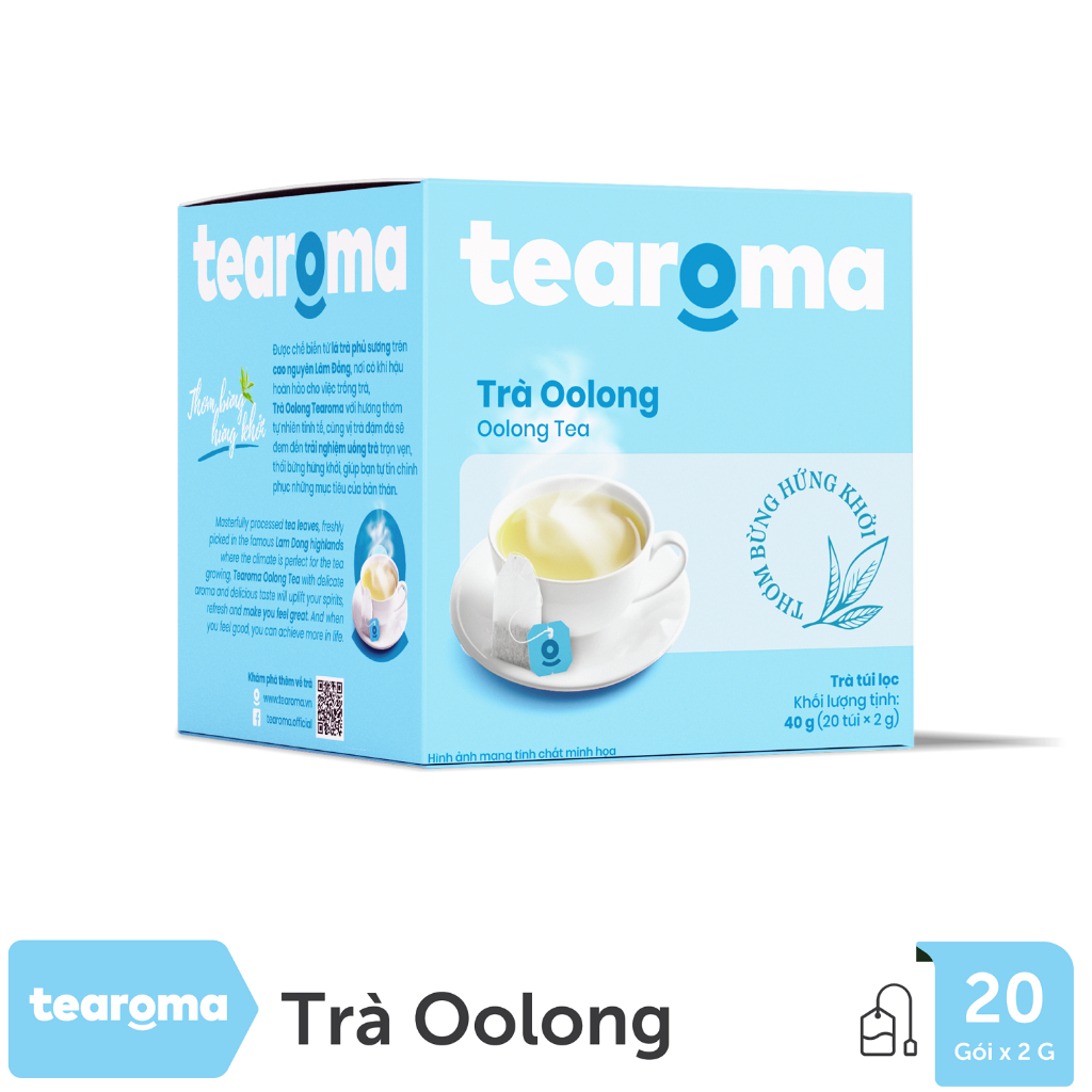 Tearoma Oolong Tea Bags (Box of 20 packs x 2gr) | Shopee Philippines