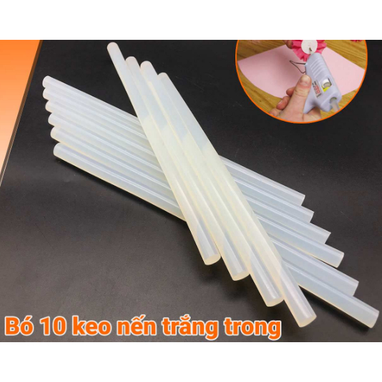 10 Large or Small Silicone Candle Glue Sticks (Large 25cm, small 26cm ...