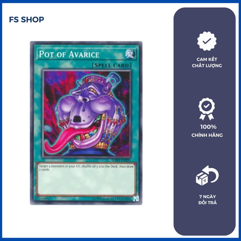 Genuine Yugioh Card-Pot of Avarice Permit Card (Common) | Shopee ...