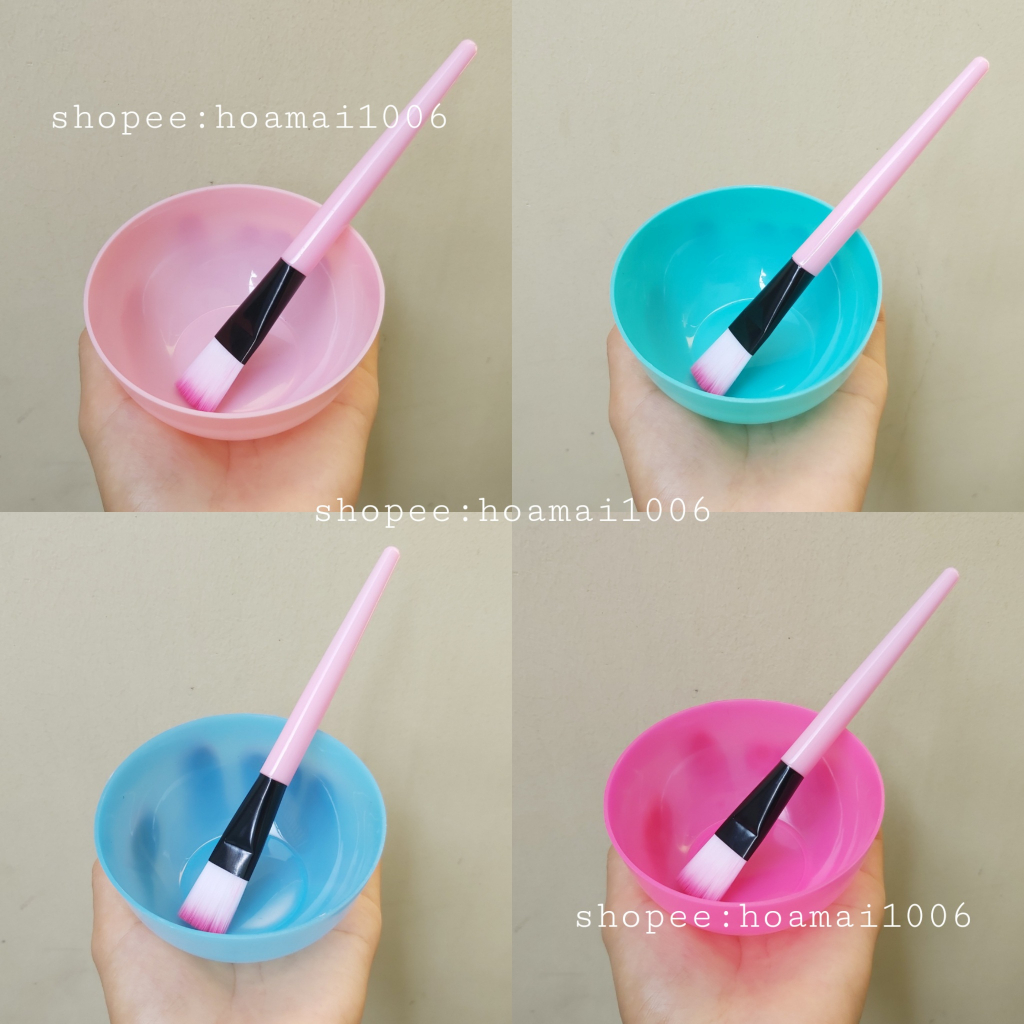 Set of 2 Piece PLASTIC CUP + pink-rolled MASK Sweeper, mask mixer ...