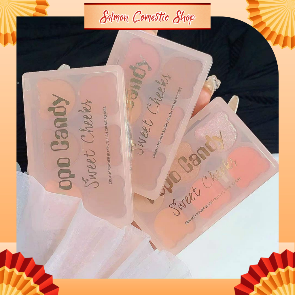 Eyeshadow, POPO CANDY Sweet Cheeks 6-pan Eyeshadow Palette Hottrend ...