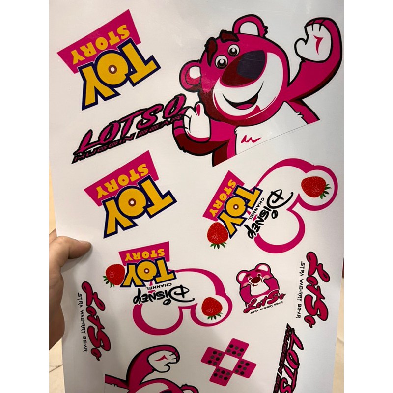 Lotso bear logo decal sticker (13 images/sheet) | Shopee Philippines