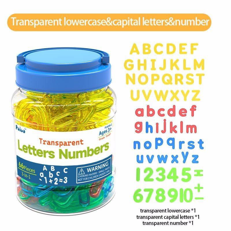 Set of Numbers and Lowercase Letters + Uppercase Letters (66pcs ...
