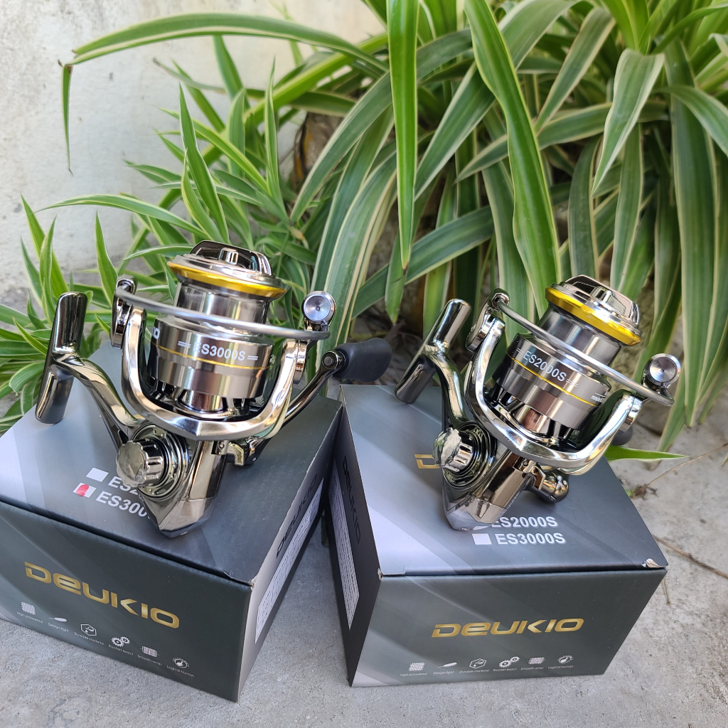 Fishing reel DEUKIO ES2000S-ES3000S super quiet shallow mortar metal ...